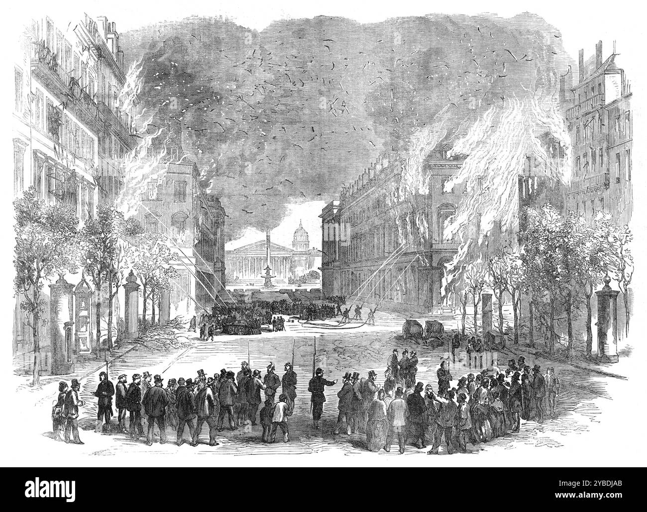 The Burning of Paris: the rue Royale, 1871. '...the insurgents, being ...