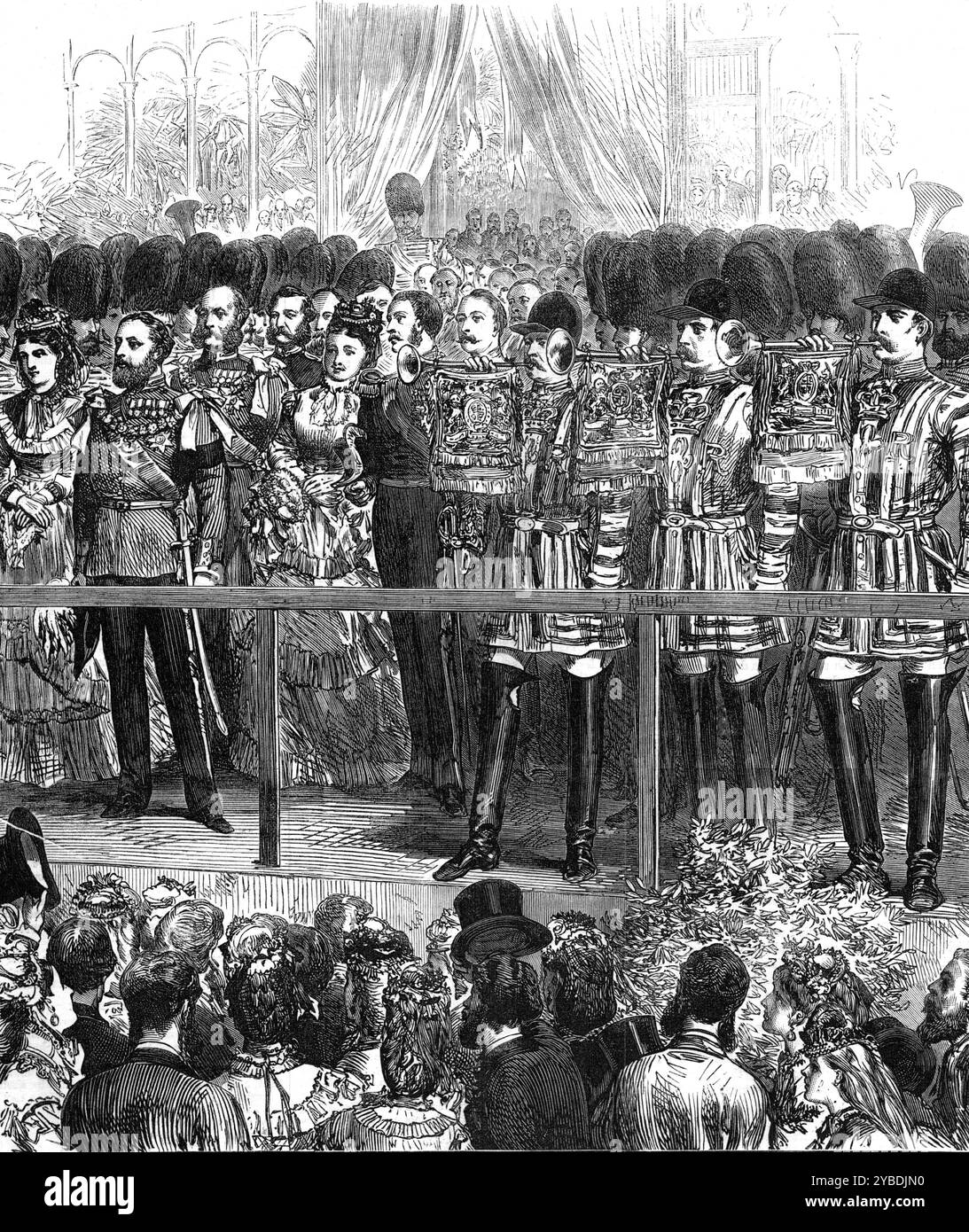 Opening of the International Exhibition, South Kensington, 1871. The ...