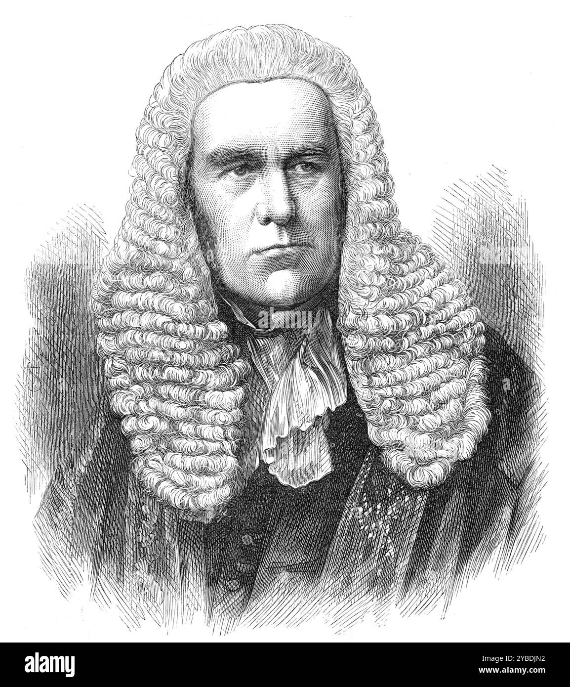 Vice-Chancellor Wickens, 1871. Engraving from a photograph by John ...