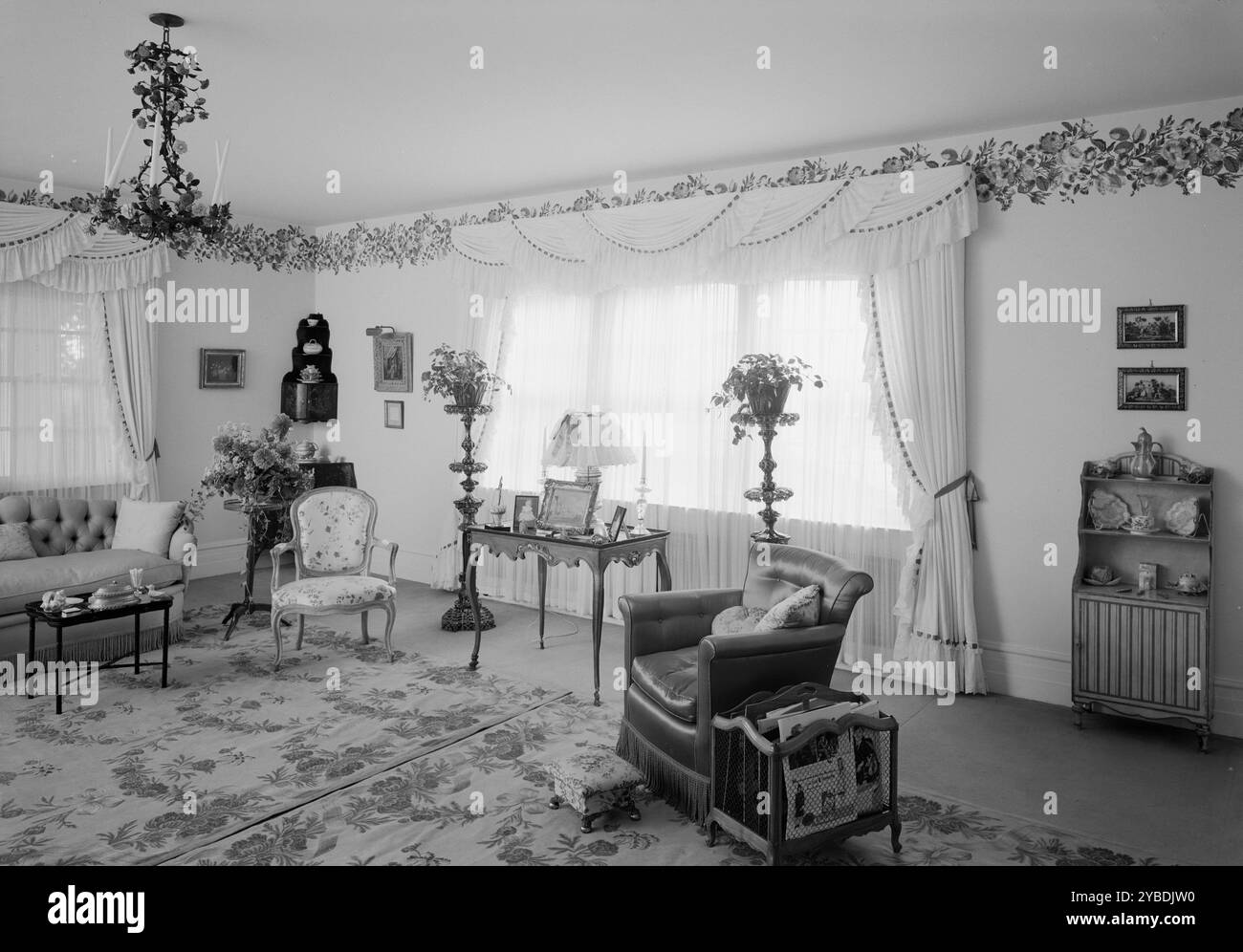 William S. Paley, residence in Manhasset, Long Island, 1942 Stock Photo ...