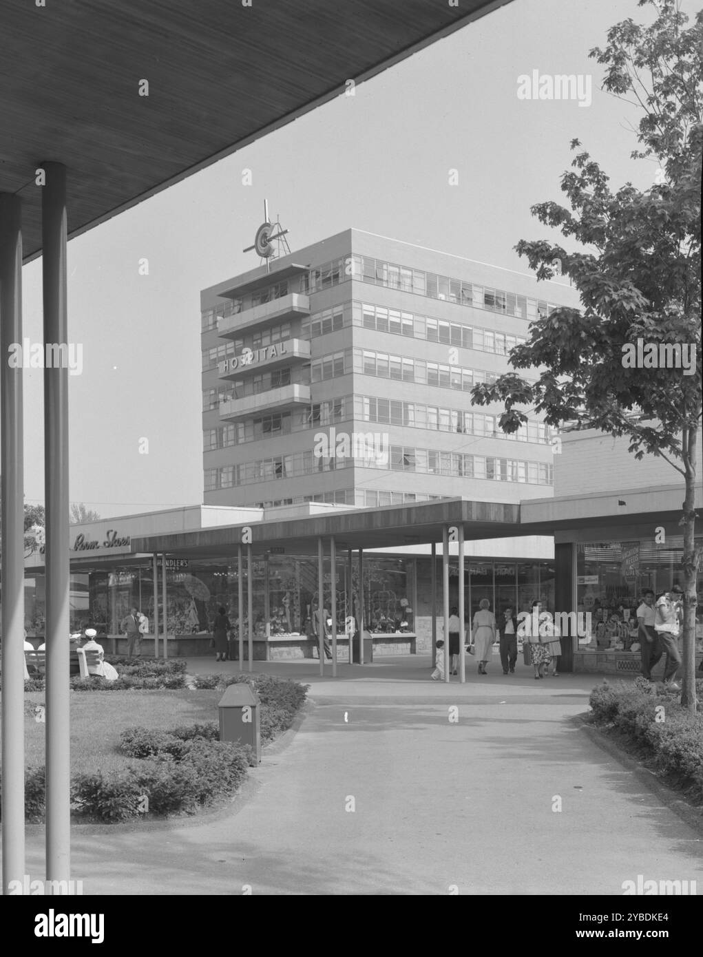 Cross County Shopping Center, 1956 Stock Photo - Alamy