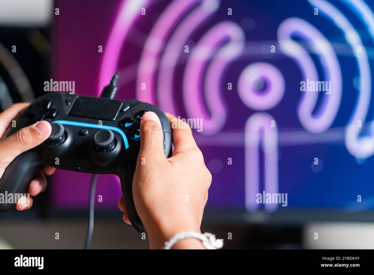 Game controller illustration hi-res stock photography and images - Alamy