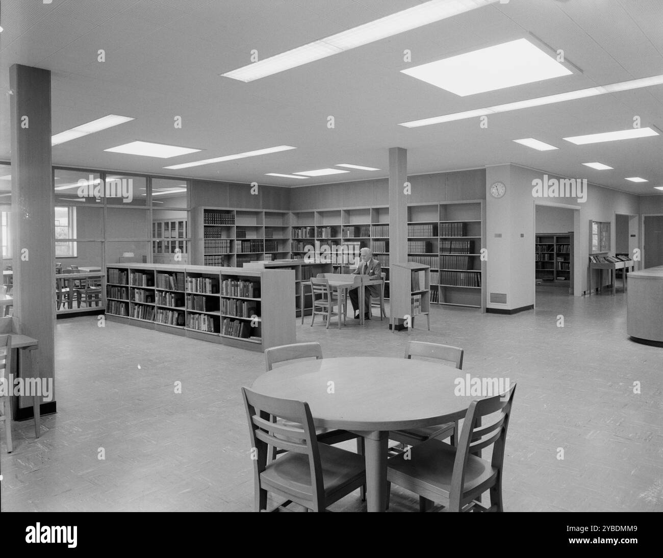 New Canaan Public Library, New Canaan, Connecticut, 1953 Stock Photo ...