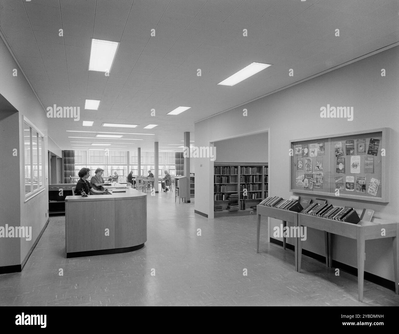 New Canaan Public Library, New Canaan, Connecticut, 1953 Stock Photo ...
