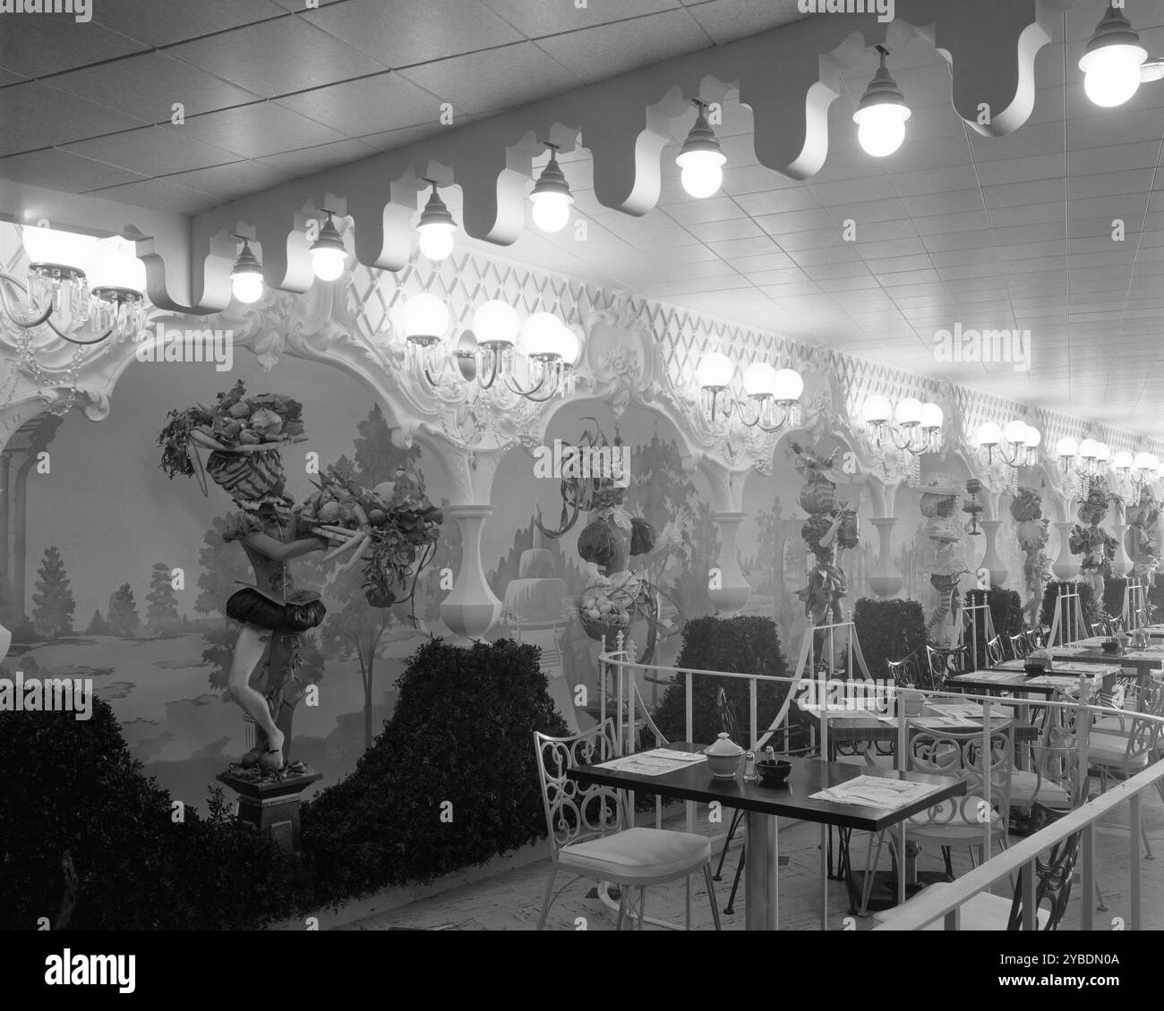 Miami dining Black and White Stock Photos & Images - Alamy