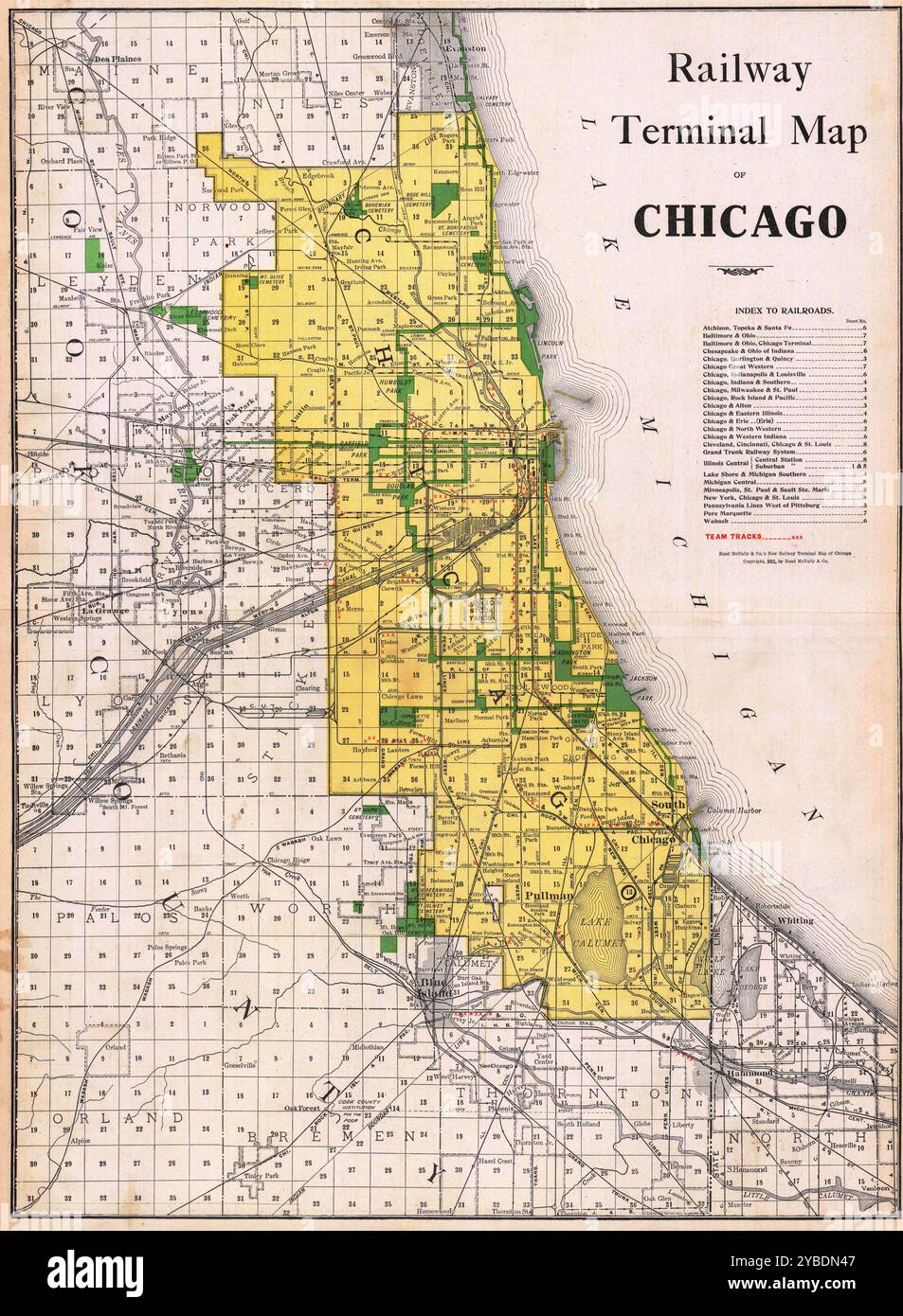 Vintage Detailed Chicago City Map Printable Download Travel Poster ...