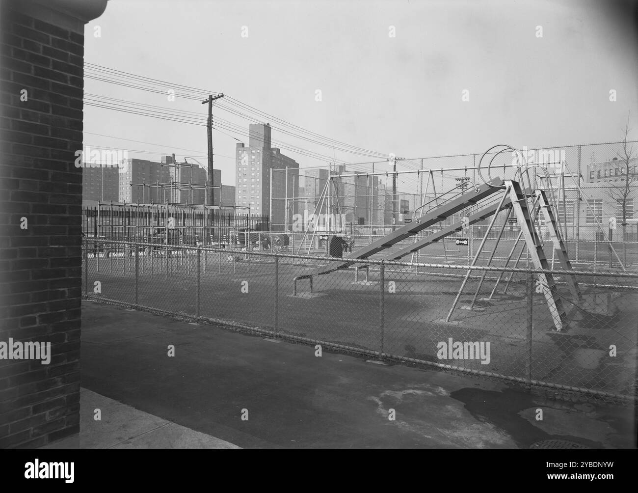 School playground (PS 122), Kingsbridge Rd. and Bailey Ave., Bronx ...
