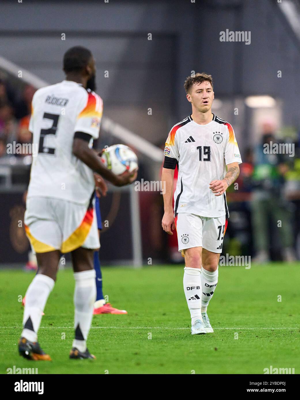 Angelo Stiller, DFB 19 in the UEFA Nations League 2024 match GERMANY ...