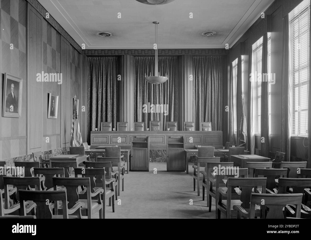 Virginia State Library & Courthouse, Richmond, Virginia, 1941 Stock ...