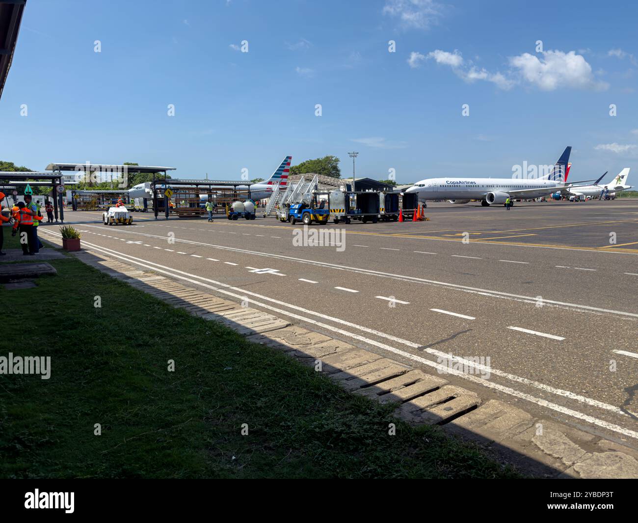 View of the inside of the International Airport of Cartagena CTG ...