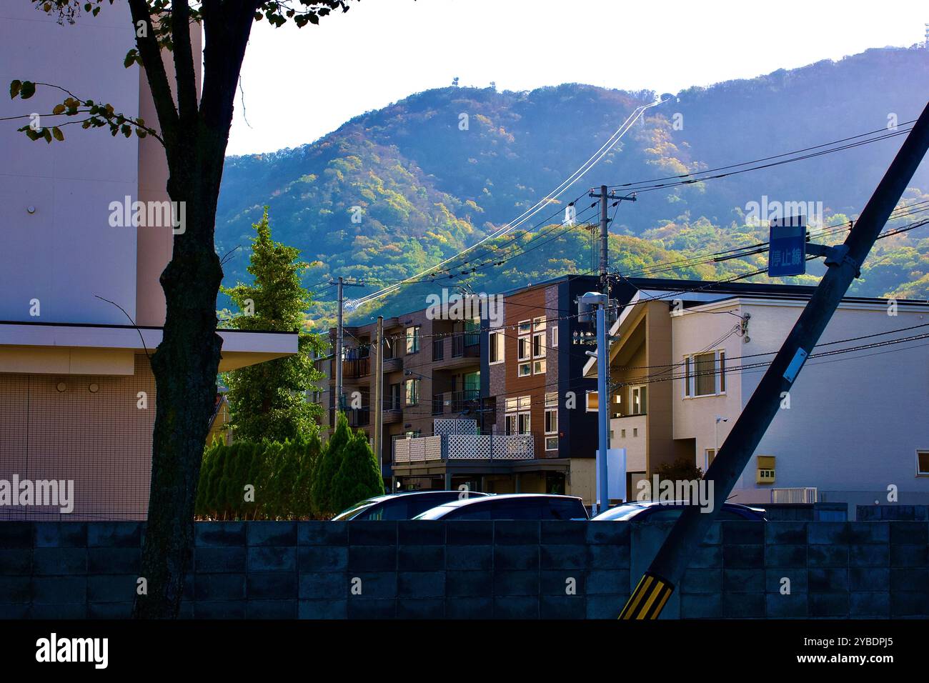 Ropeway of Mountain Moiwa in Hokkaido Stock Photo - Alamy
