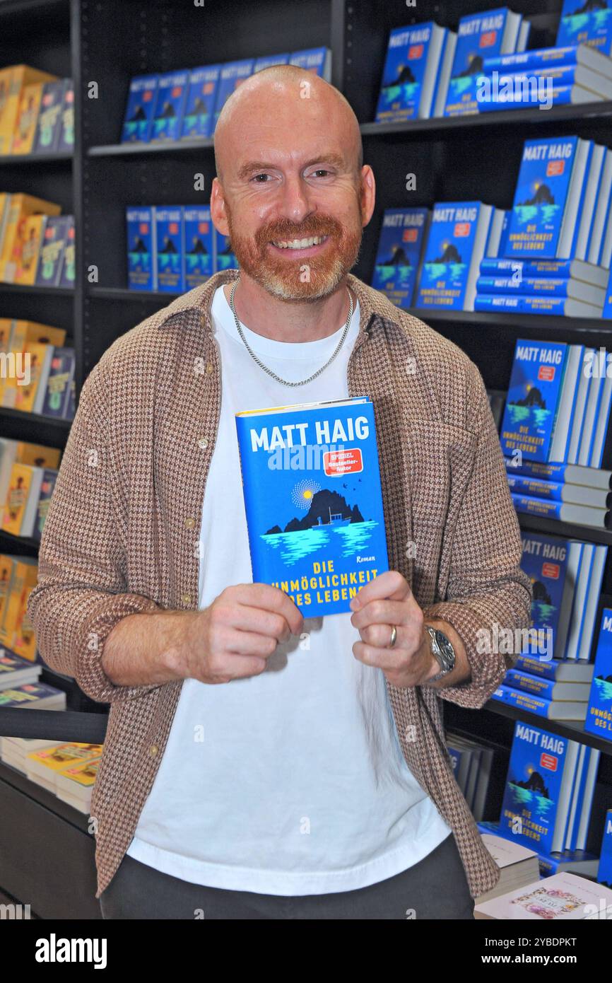 Frankfurter Buchmesse 2024. Autor Matt Haig am 18.10.2024 auf der ...