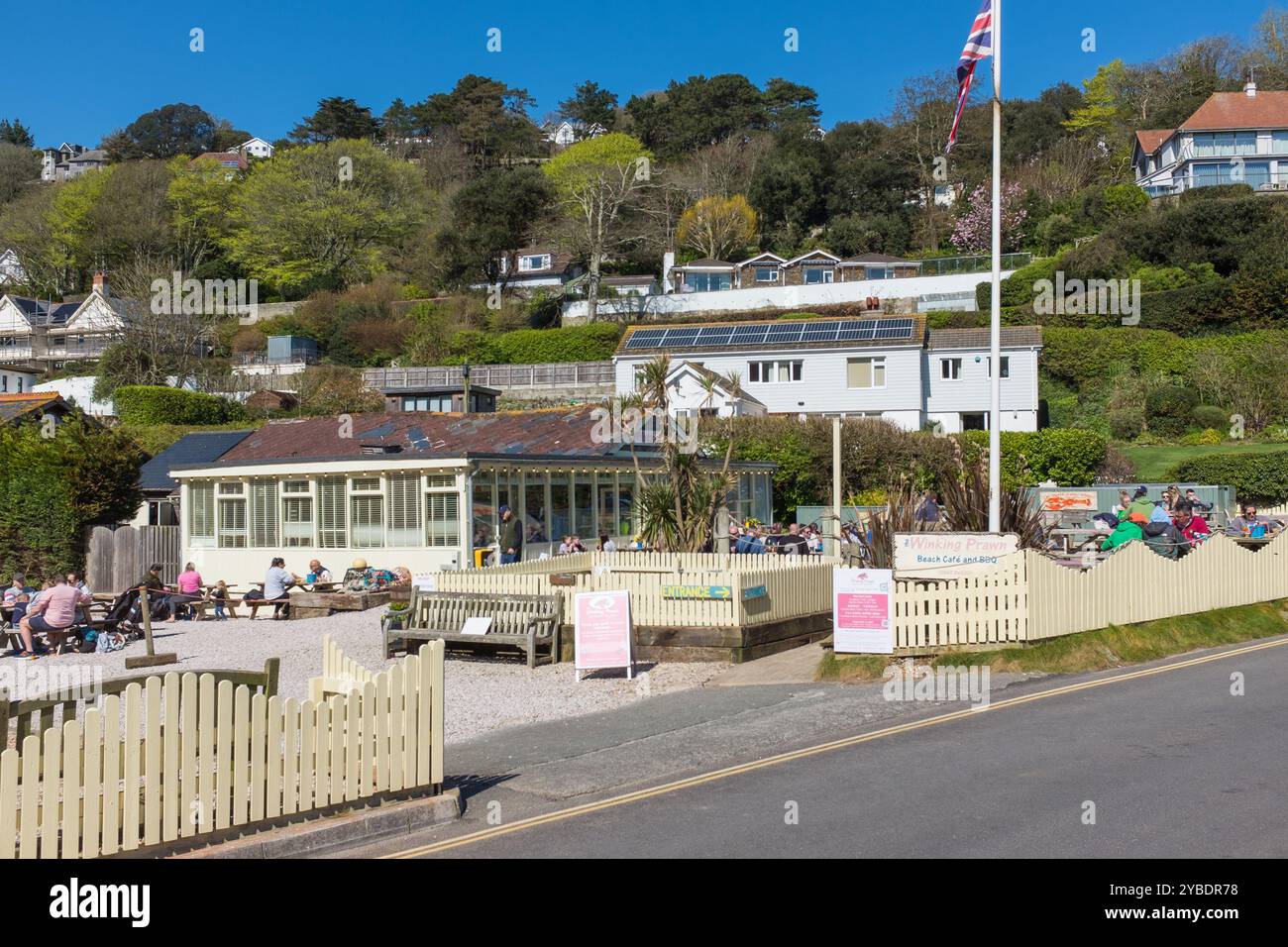Salcombe south sands cafe hi-res stock photography and images - Alamy