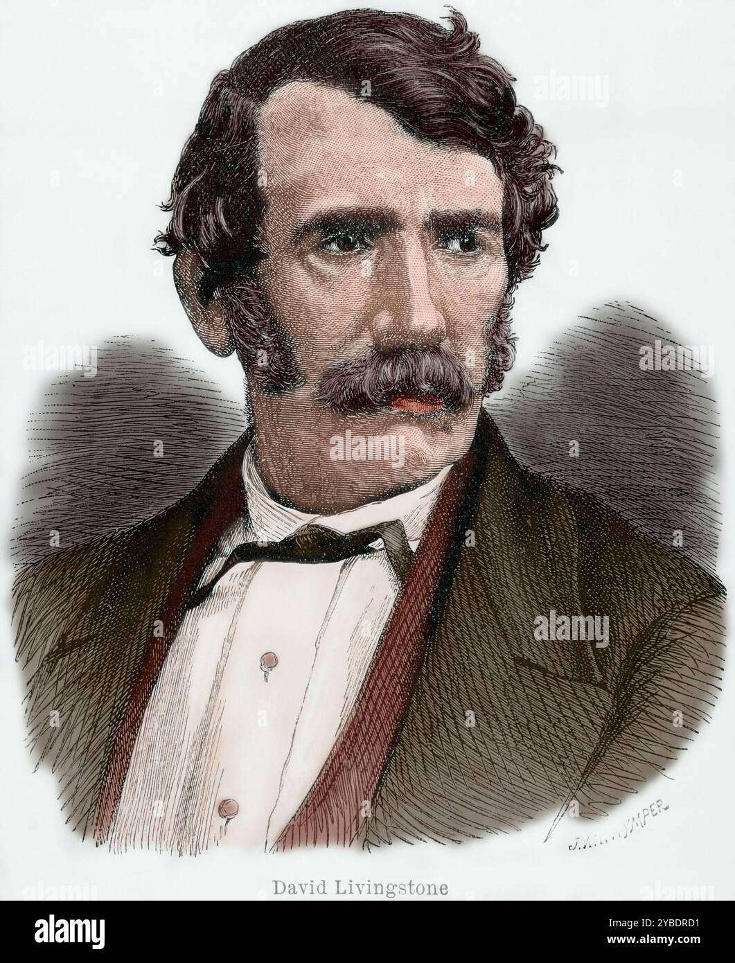 David Livingstone (1813-1873), Scottish explorer and missionary, 19th ...