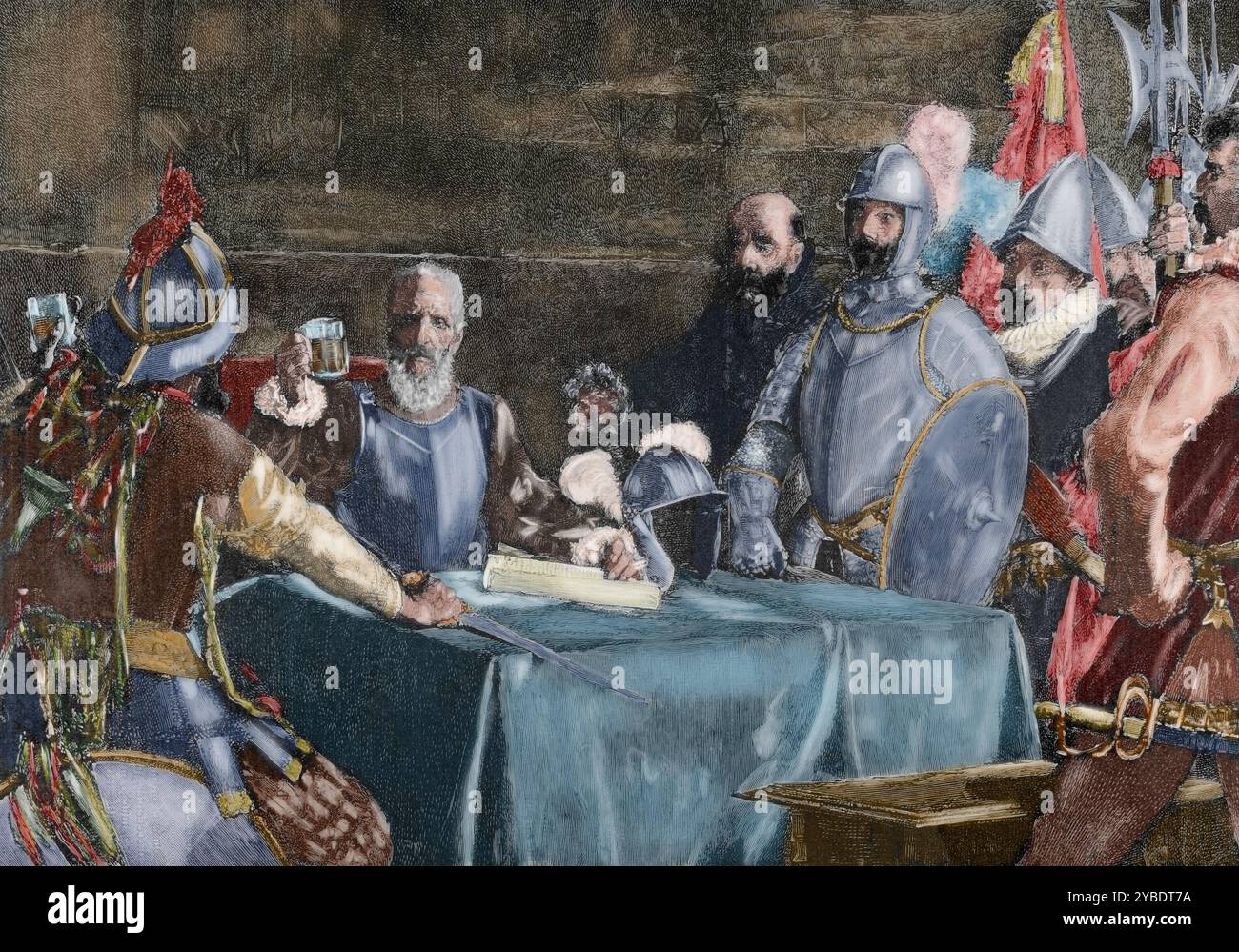Blood Compact ceremony between Miguel Lopez de Legazpi and Sikatuna ...