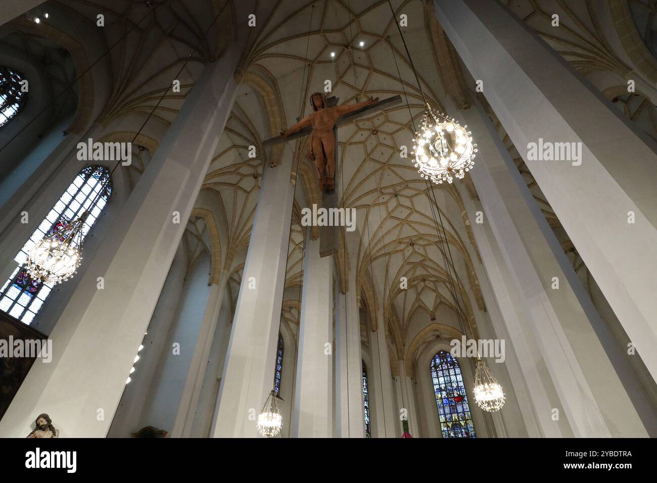 Inside of Frauenkirche (Cathedral of Our Lady) in Munich, Germany Stock ...