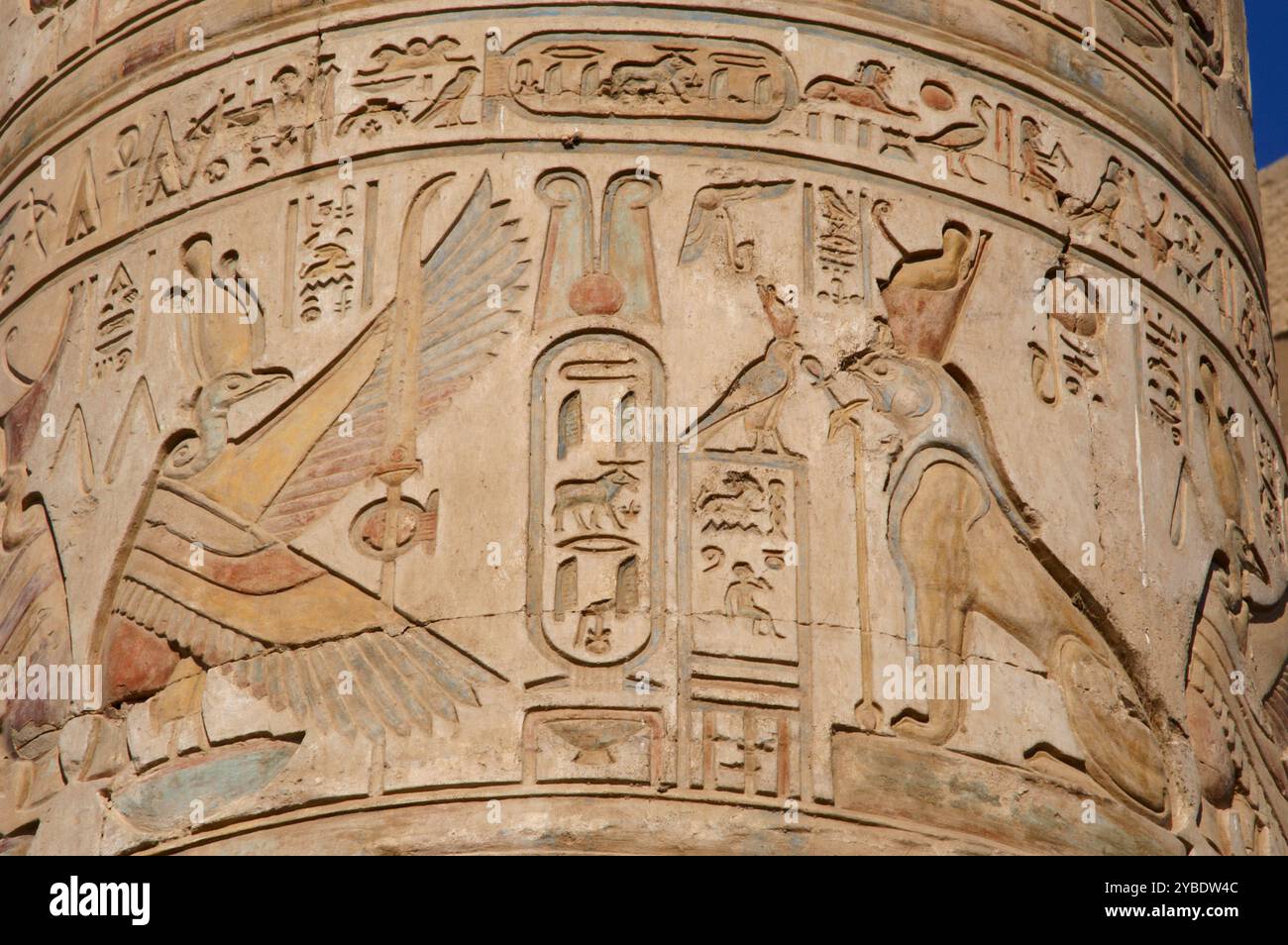 Temple of Kom Ombo, Egypt, Ptolemaic Dynasty, 2nd century BC. Relief ...