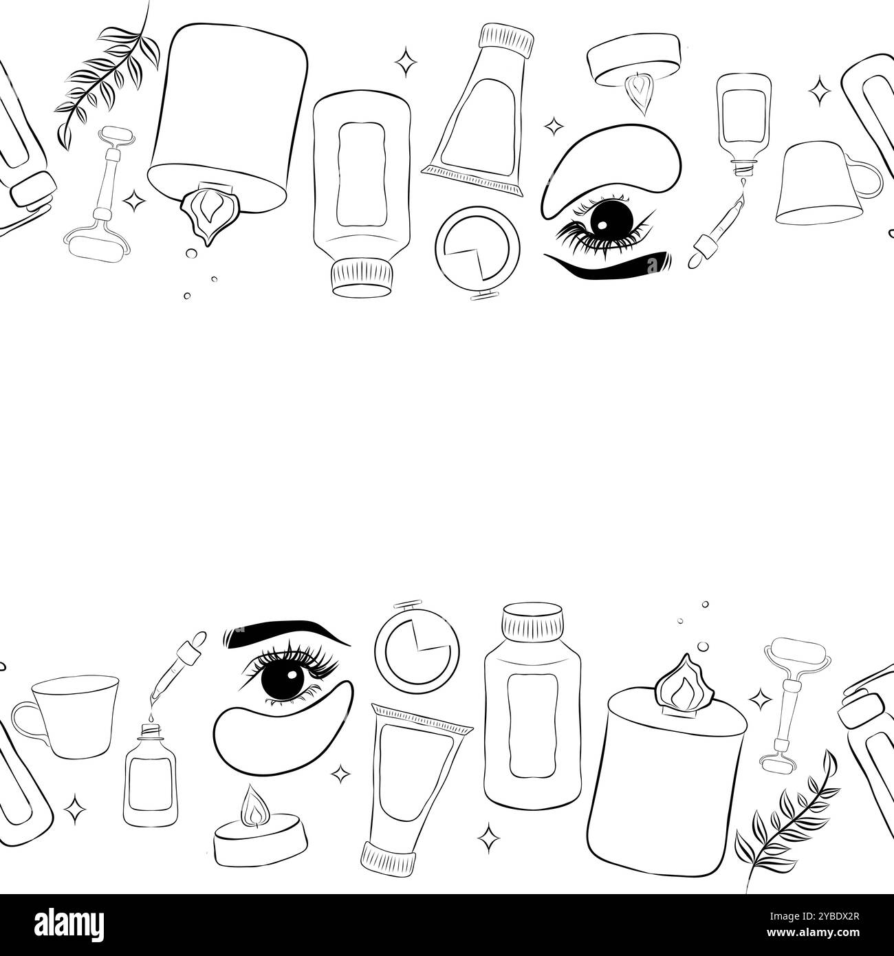 Serum face body skin Stock Vector Images - Alamy