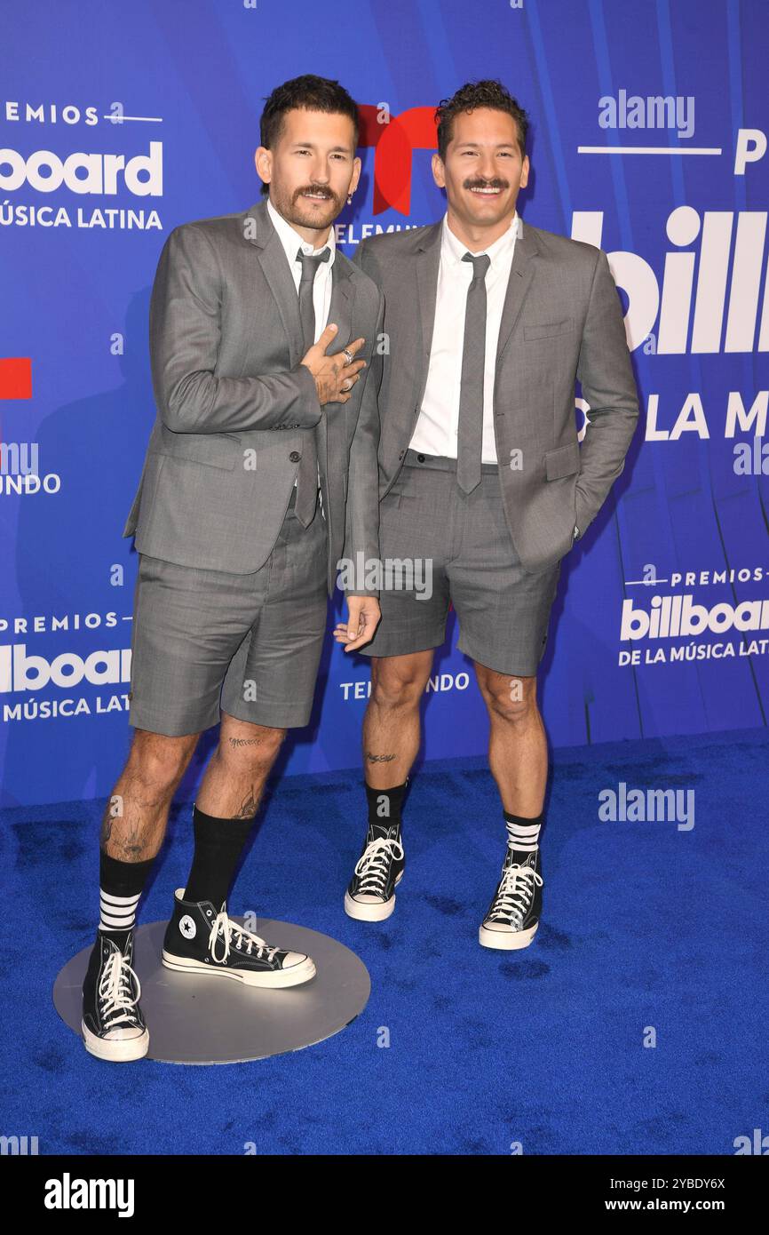 Miami Beach, Florida, USA. 17th Oct, 2024. Mau y Ricky at the 2024 ...