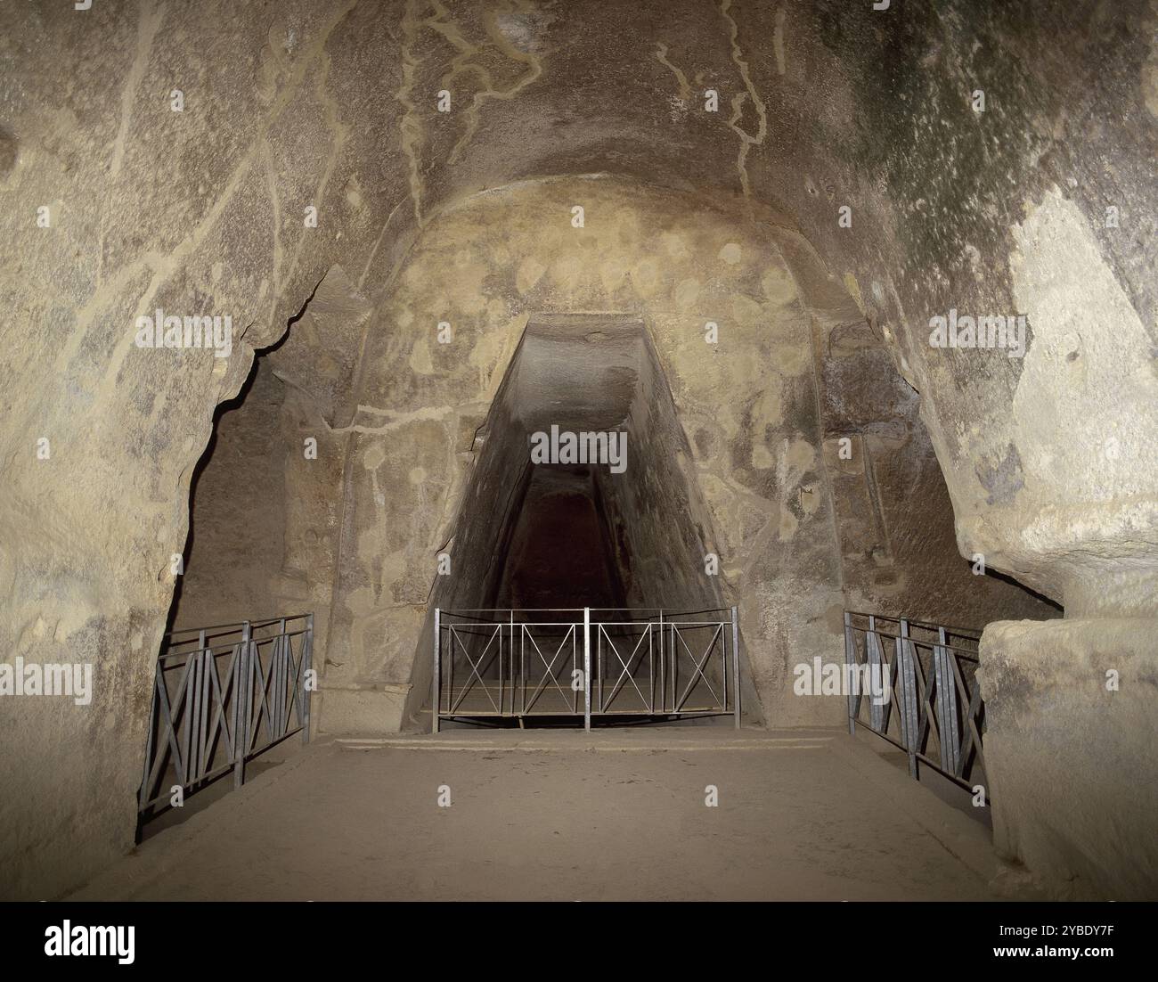 The Cave of the Cumaean Sibyl, Cumae, Italy, dated at 4th-3rd centuries ...
