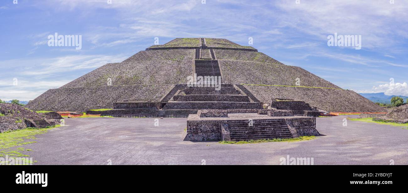 Teotihuacan, ancient Mesoamerican city in Mexico. Historic ruins ...