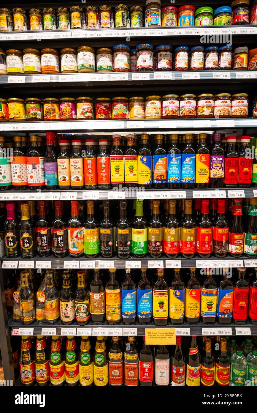 Elmina Lakeside Mall - Oct 25, 2024 : Variety of soy sauce and chilies ...