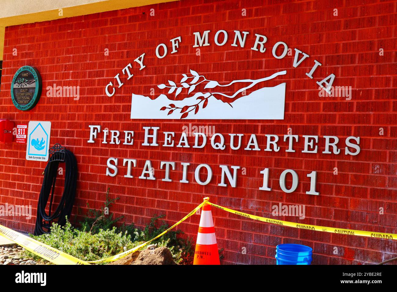 Monrovia (LA County), California: City of Monrovia Fire Headquarters ...
