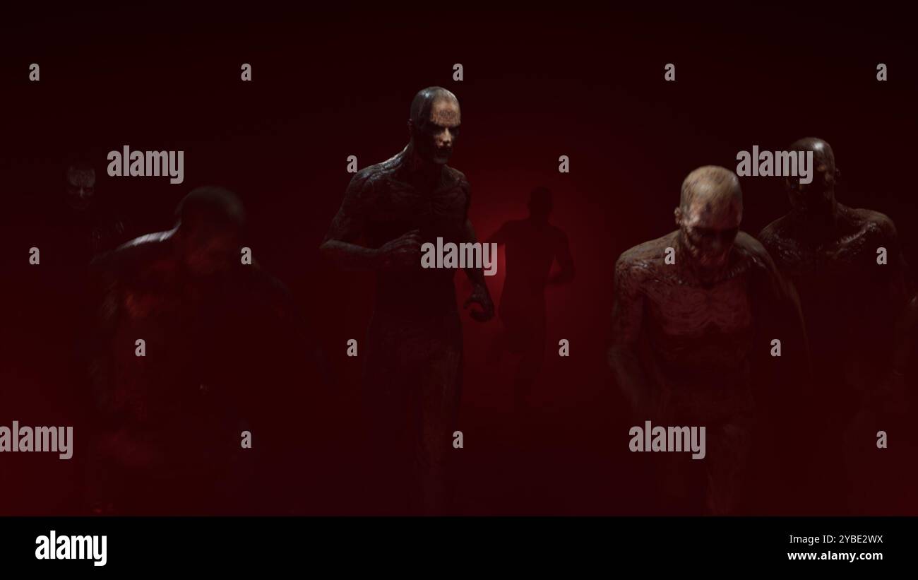 Creepy zombie man looking camera hi-res stock photography and images ...