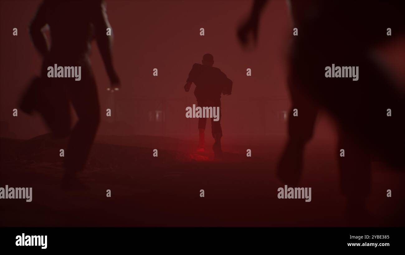 Zombie escape run hi-res stock photography and images - Alamy