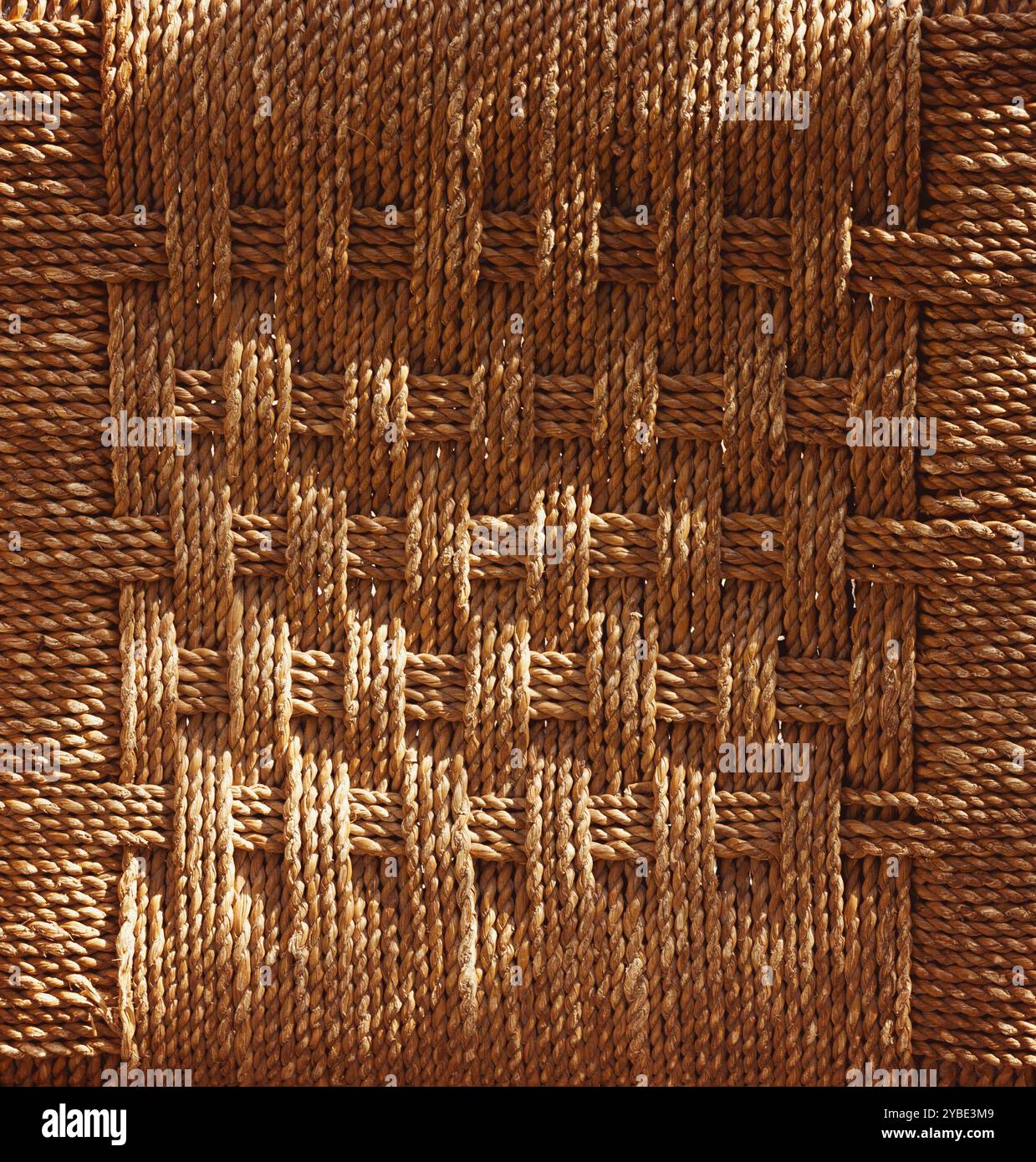 Wicker background straw texture, rattan material Stock Photo - Alamy