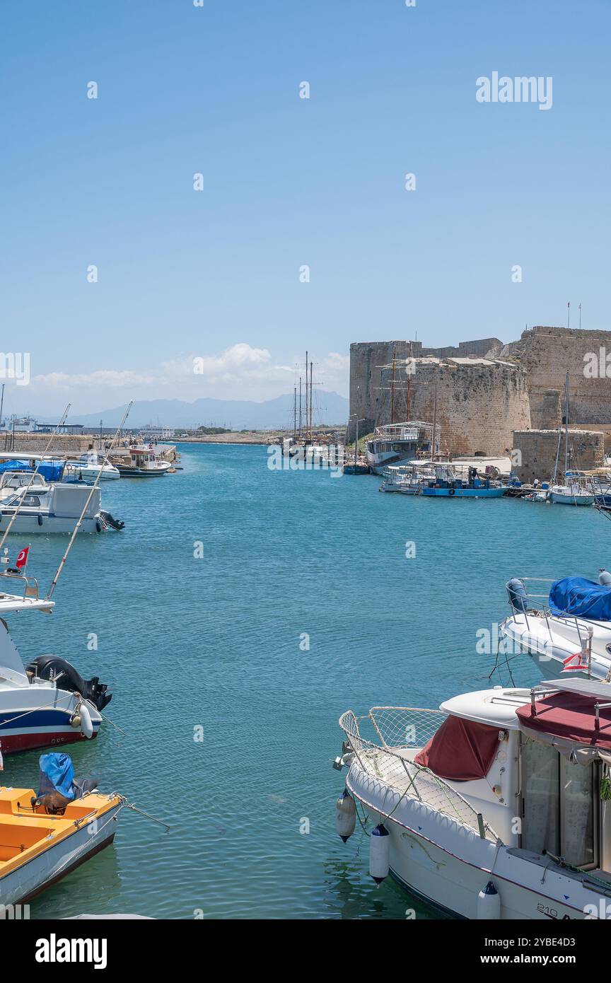 Girne, Kyrenia, Northern Cyprus- June1,2024 Kyrenia Girne Old Harbour ...