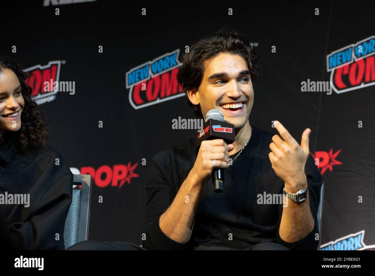 New York, USA. 17th Oct, 2024. Josh Heuston and Chloe Lea. HBO's highly ...