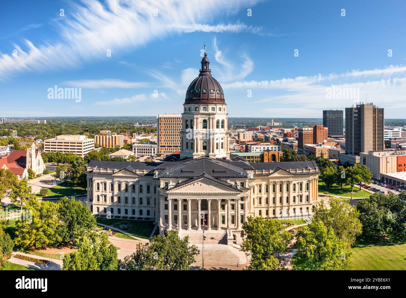 Iowa state capitol aerial hi-res stock photography and images - Alamy