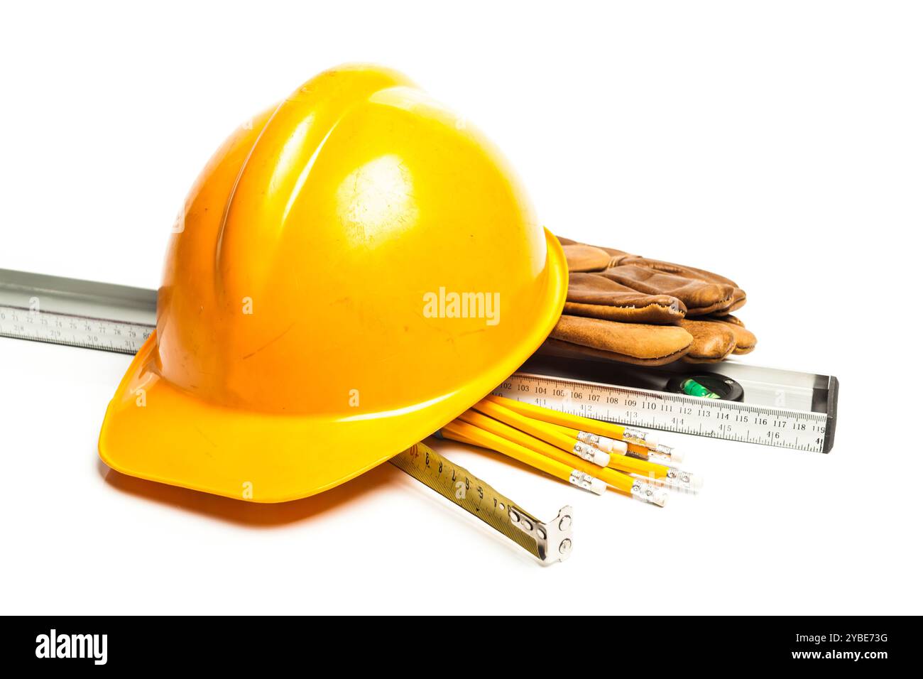 Set of architect tools Stock Photo - Alamy