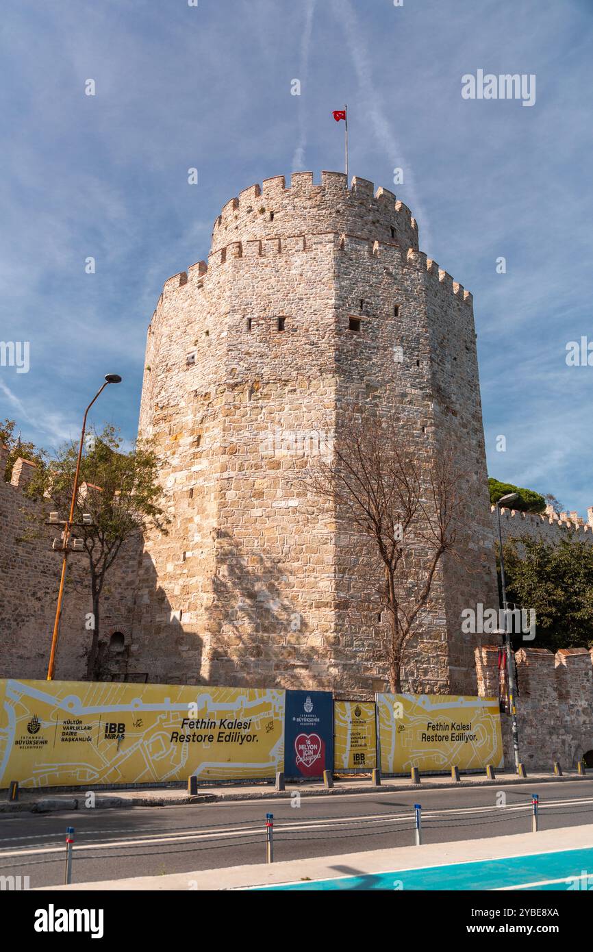Istanbul, Turkiye - OCT 14, 2024: Rumelihisari or Bogazkesen Fortress ...