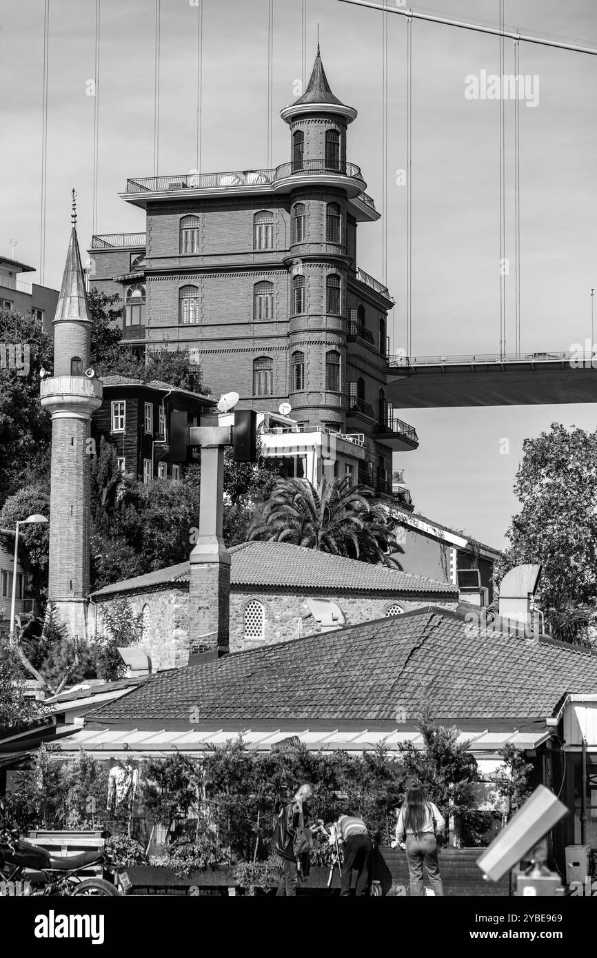 Restored waterside building Black and White Stock Photos & Images - Alamy