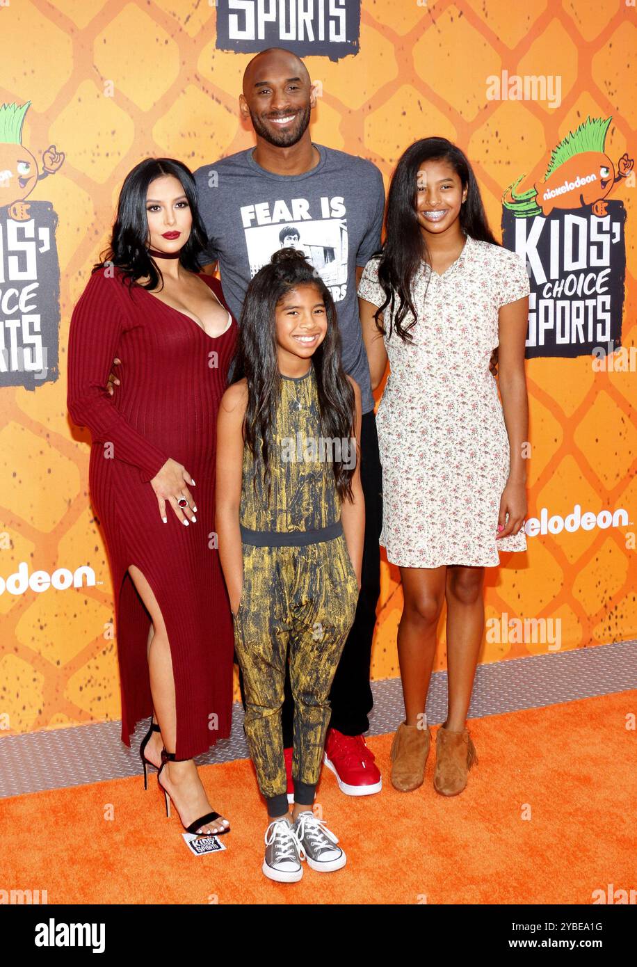 Kobe Bryant, Vanessa Bryant, Gianna Maria Onore Bryant and Natalia ...