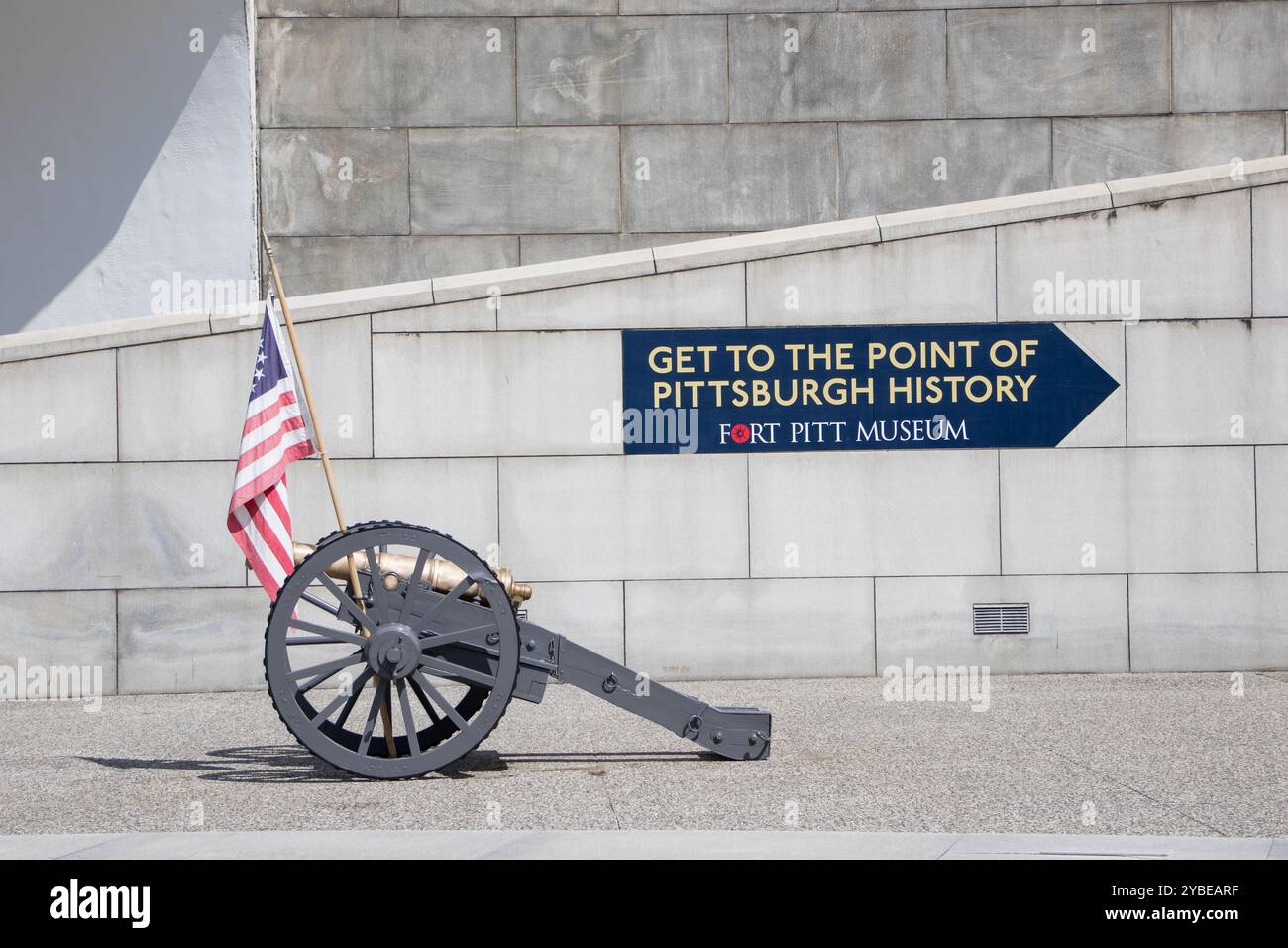 PITTSBURGH, UNITED STATES - August 10, 2024: Entrance sign of ...