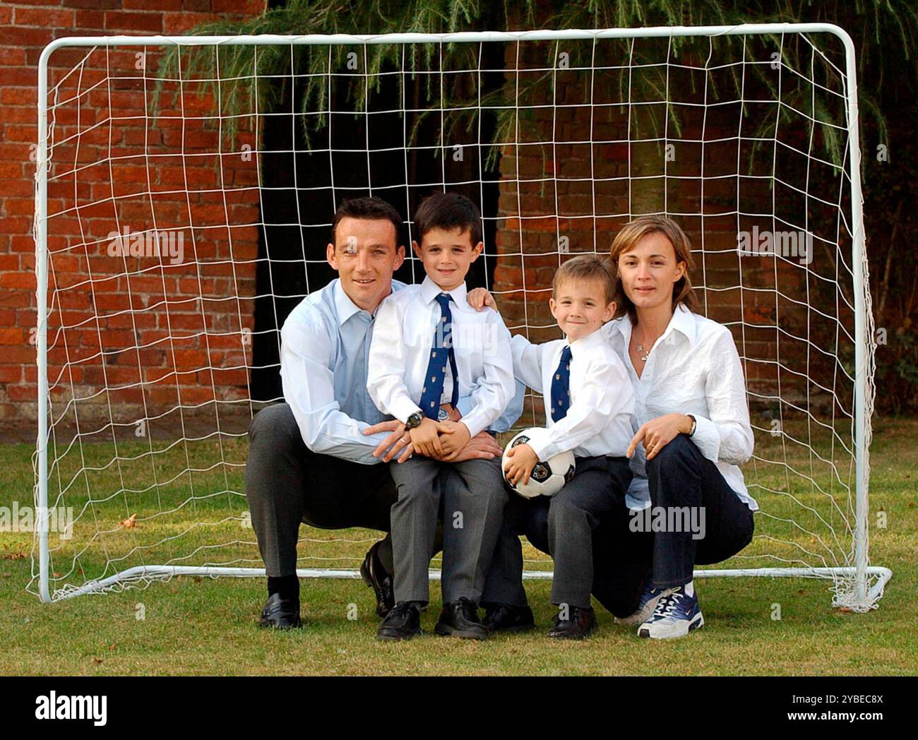 Wolverhampton Wanderers footballer Ludo Pollet and his wife Marie with ...
