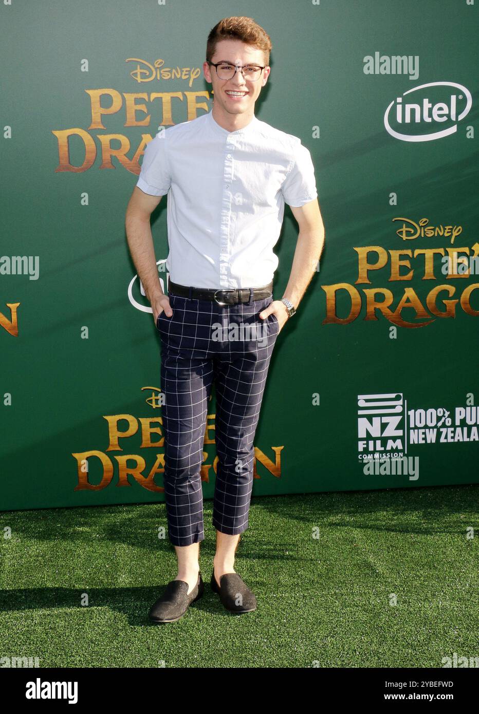 Jordan Doww at the World premiere of 'Pete's Dragon' held at the El ...