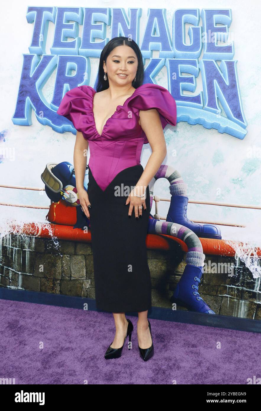 Lana Condor at the Los Angeles premiere of 'Ruby Gillman, Teenage ...