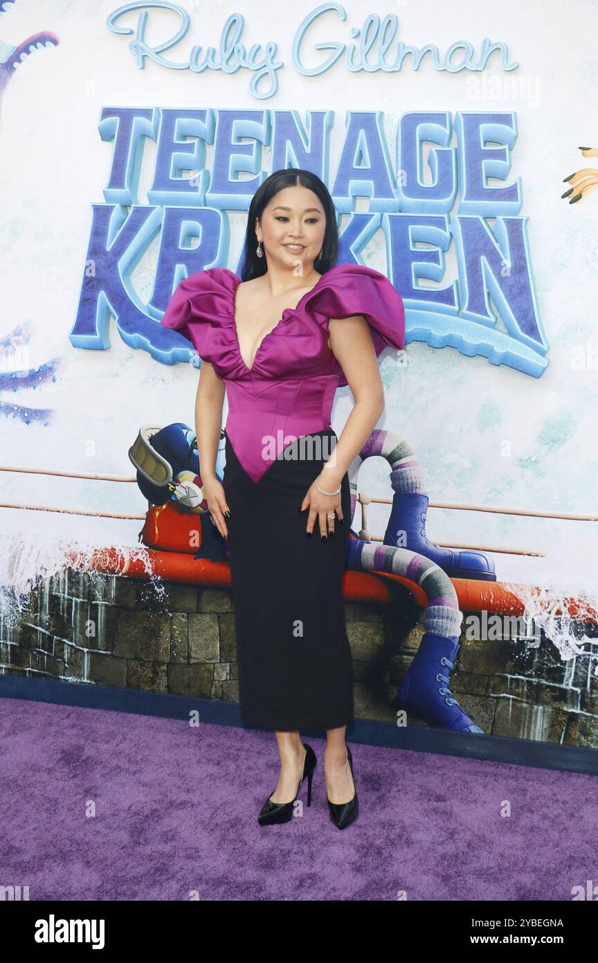 Lana Condor at the Los Angeles premiere of 'Ruby Gillman, Teenage ...