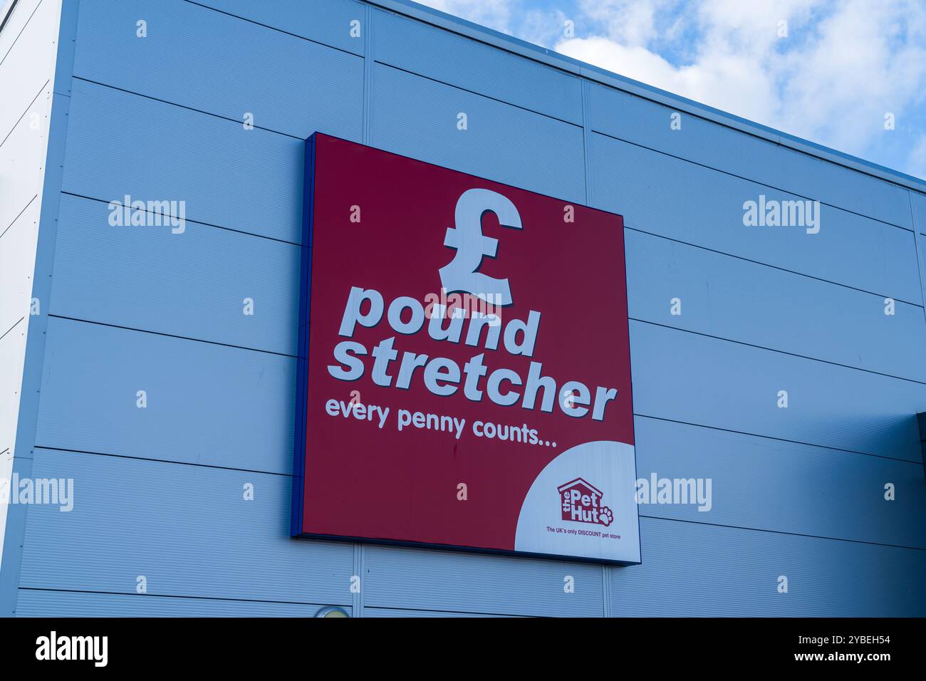 Newport, Shropshire, UK – October 17 2024: External sign of UK budget ...