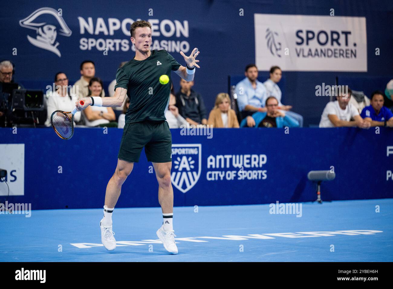 Antwerp, Belgium. 18th Oct, 2024. Jiri Lehecka pictured in action ...