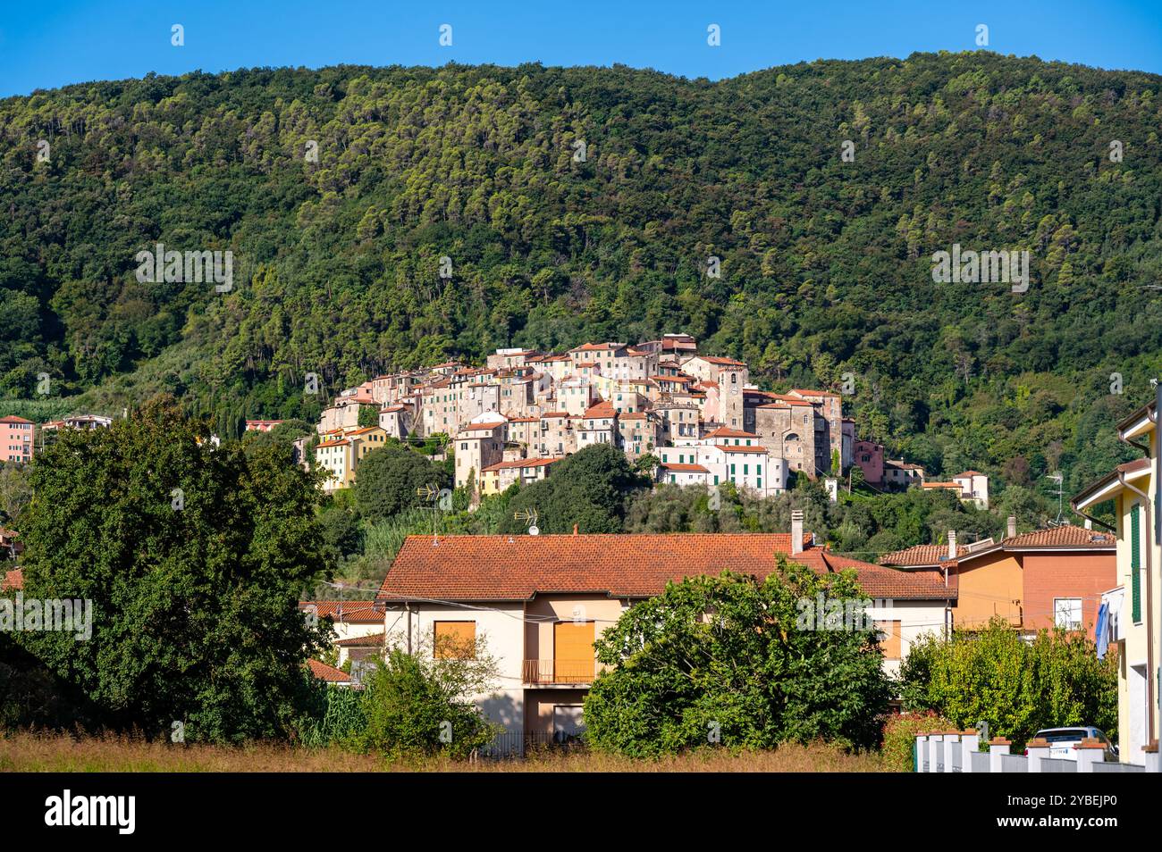 The mountain village of Ameglia in Italy Stock Photo - Alamy