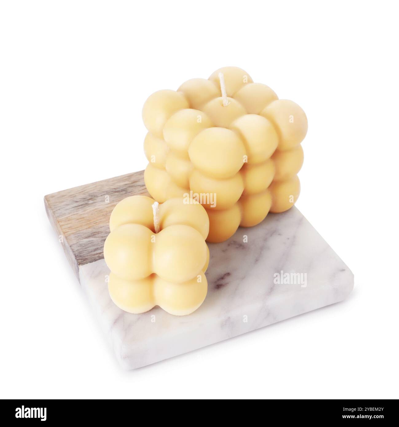 Two beautiful bubble candles hi-res stock photography and images - Alamy