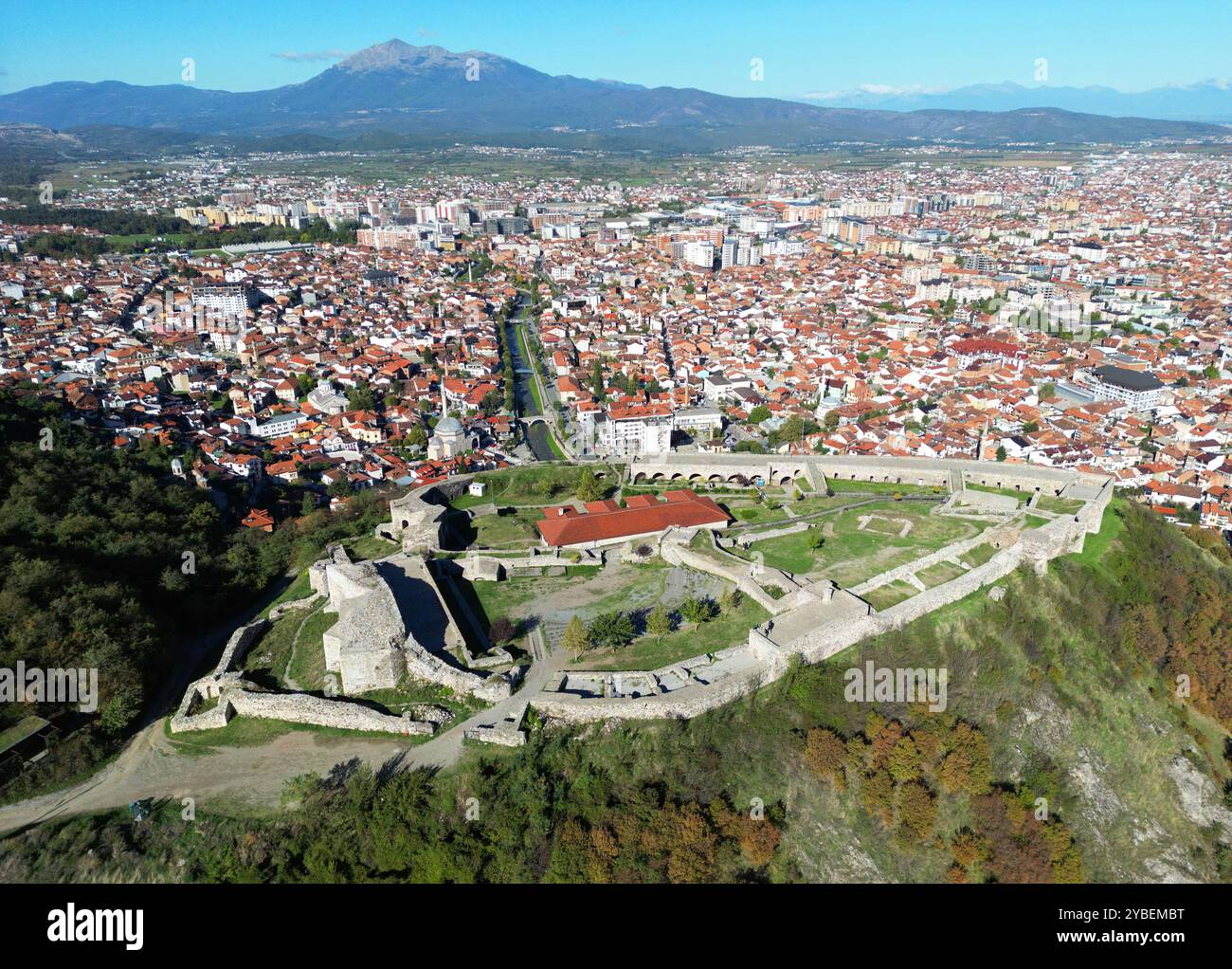 Prizren Castle in Prizren, Kosovo Stock Photo - Alamy