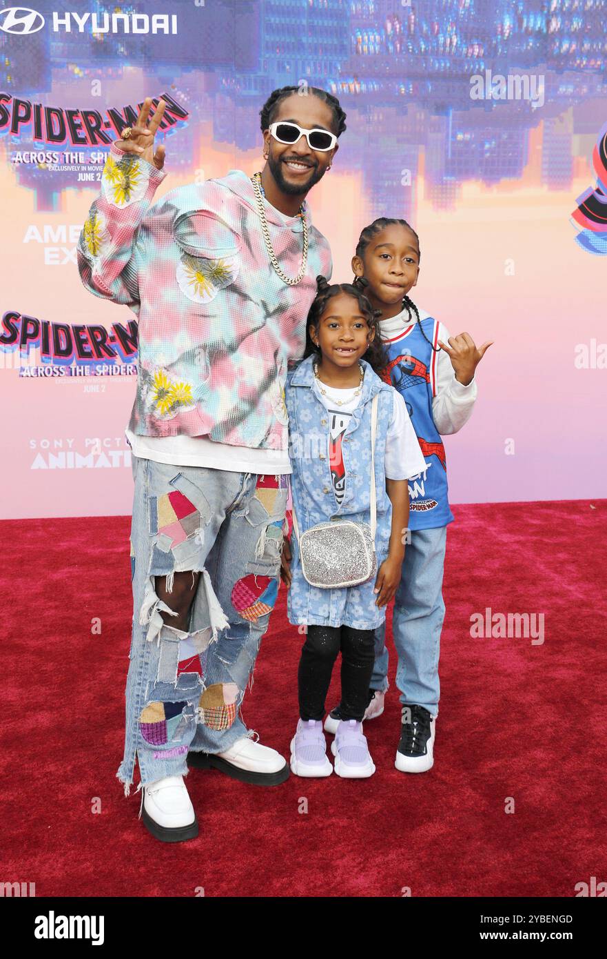 A’mei Kazuko Grandberry, Omarion, and Megaa Omari Grandberry at the ...