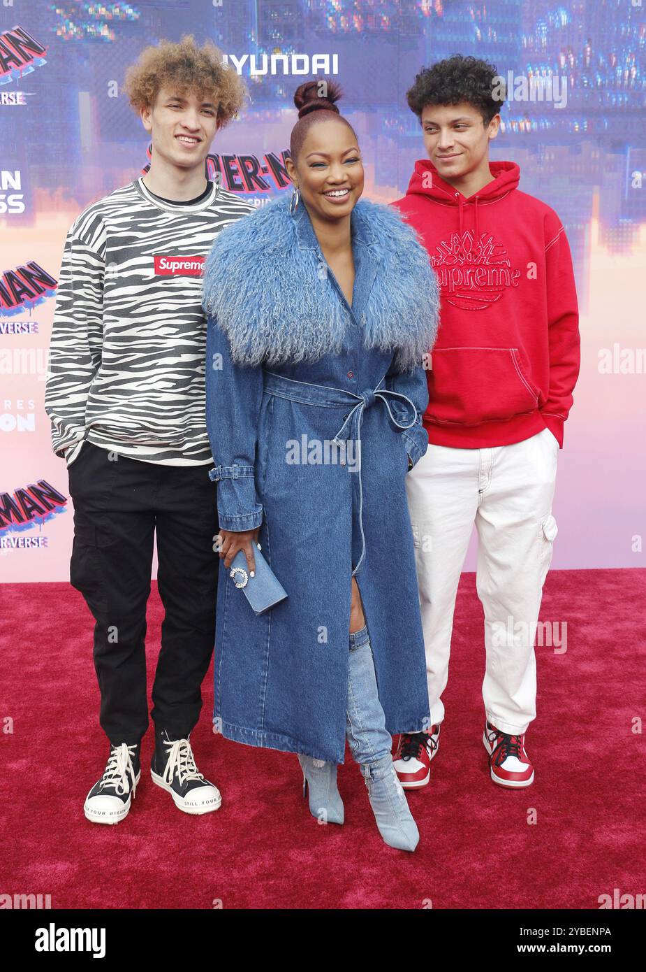 Jaid Thomas Nilon, Garcelle Beauvais, and Jax Joseph Nilon at the ...