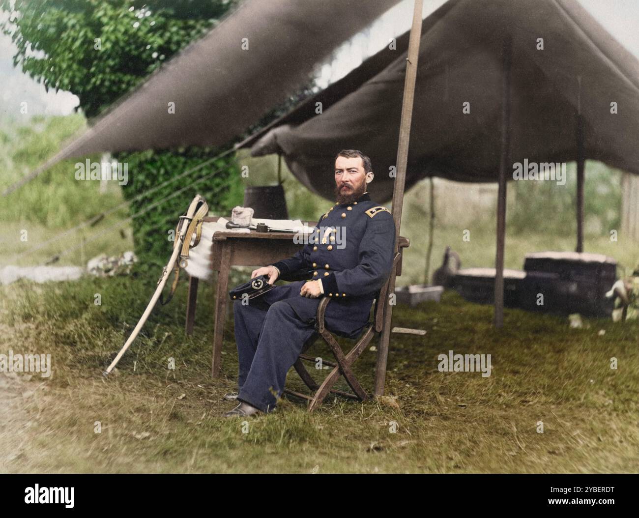 Union Army Cavalry General Philip Sheridan. Created between 1861 and ...